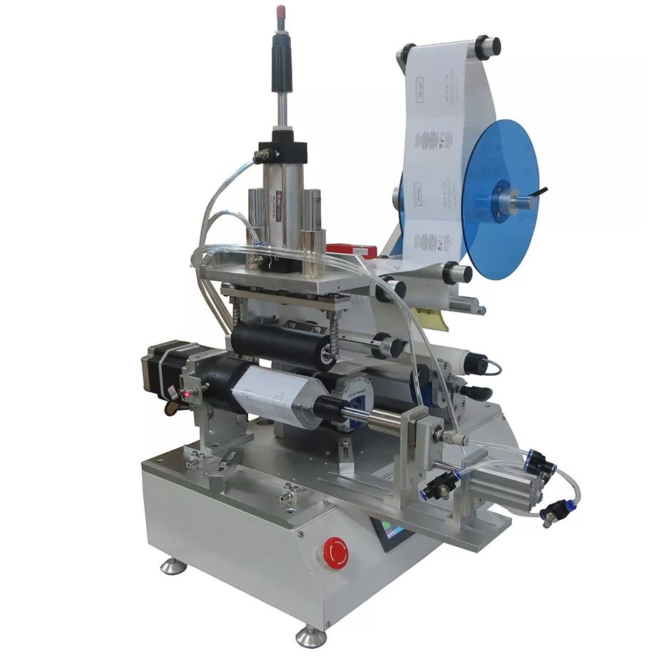 ขวดกลมแปดเหลี่ยมกึ่งอัตโนมัติ Applicator ห่อรอบ Labeller ODM